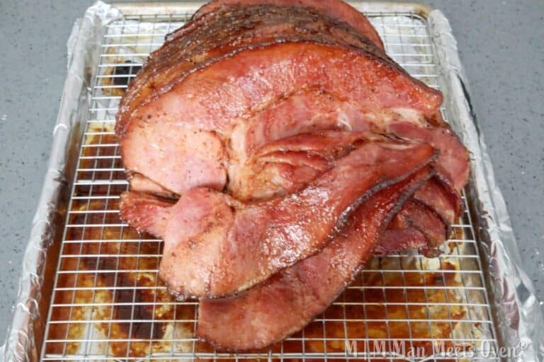 Baked Maple And Honey Glazed Ham - Man Meets Oven