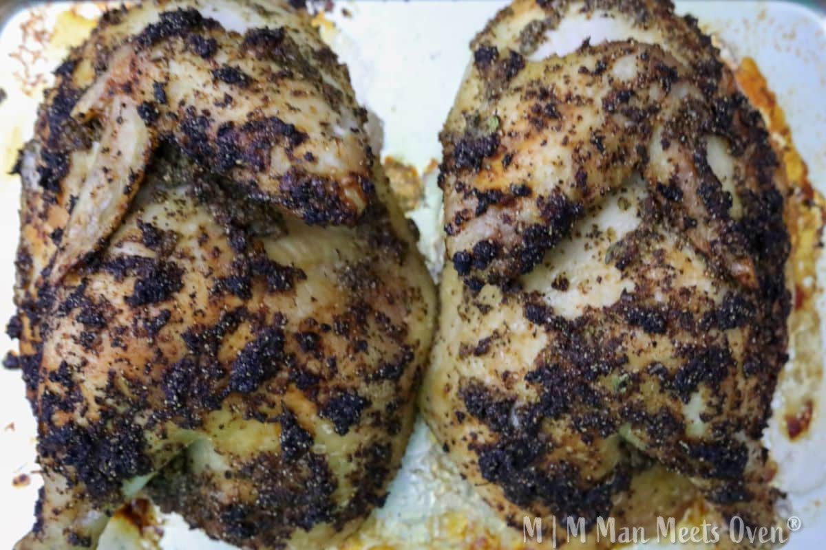 Crispy Rosemary Roasted Half Chicken - Man Meets Oven