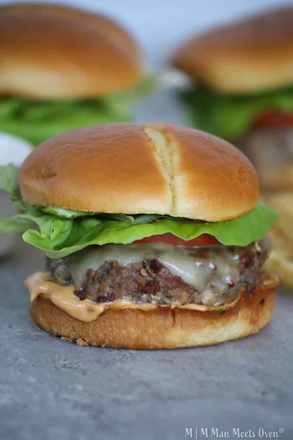 Avocado Chipotle Hamburger - Man Meets Oven