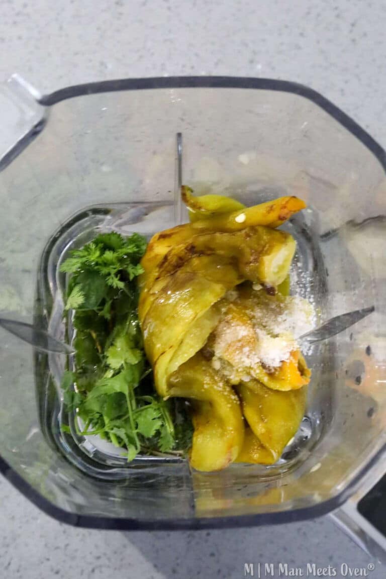 Roasted Hatch Chile Sauce - Man Meets Oven