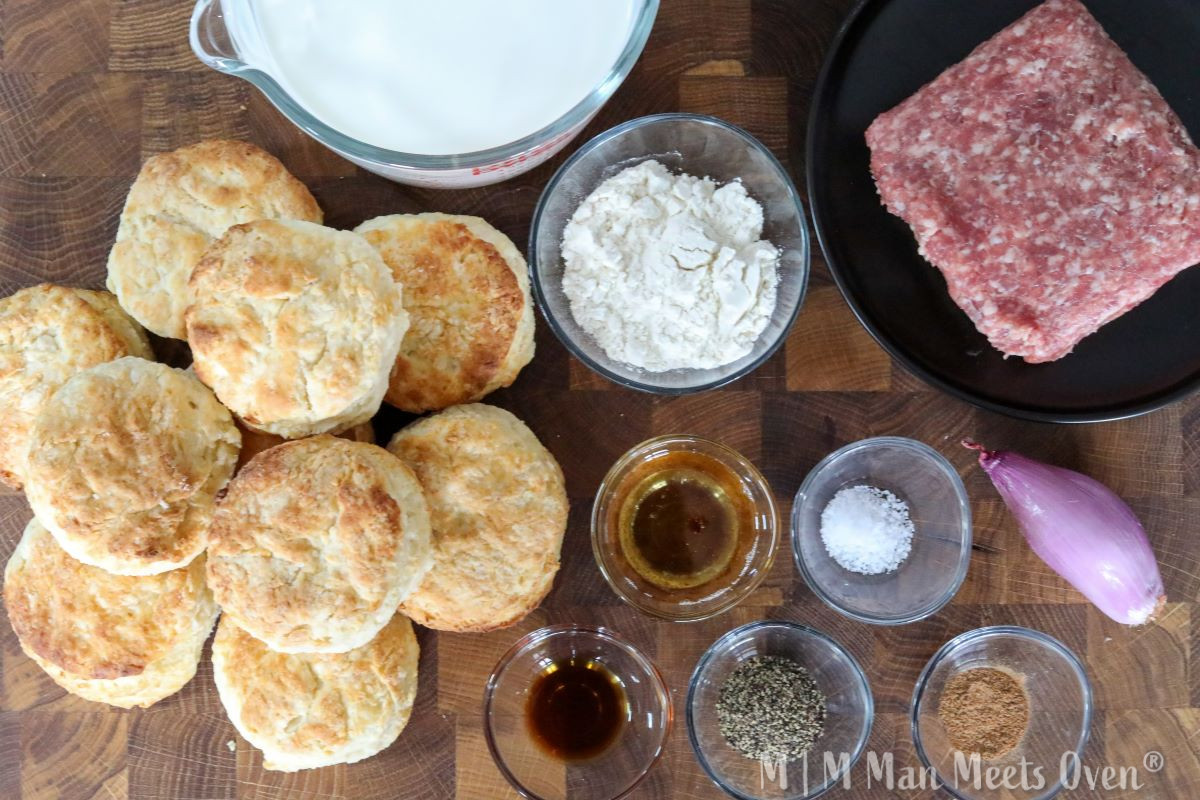 Buttermilk Biscuits And Gravy - Man Meets Oven