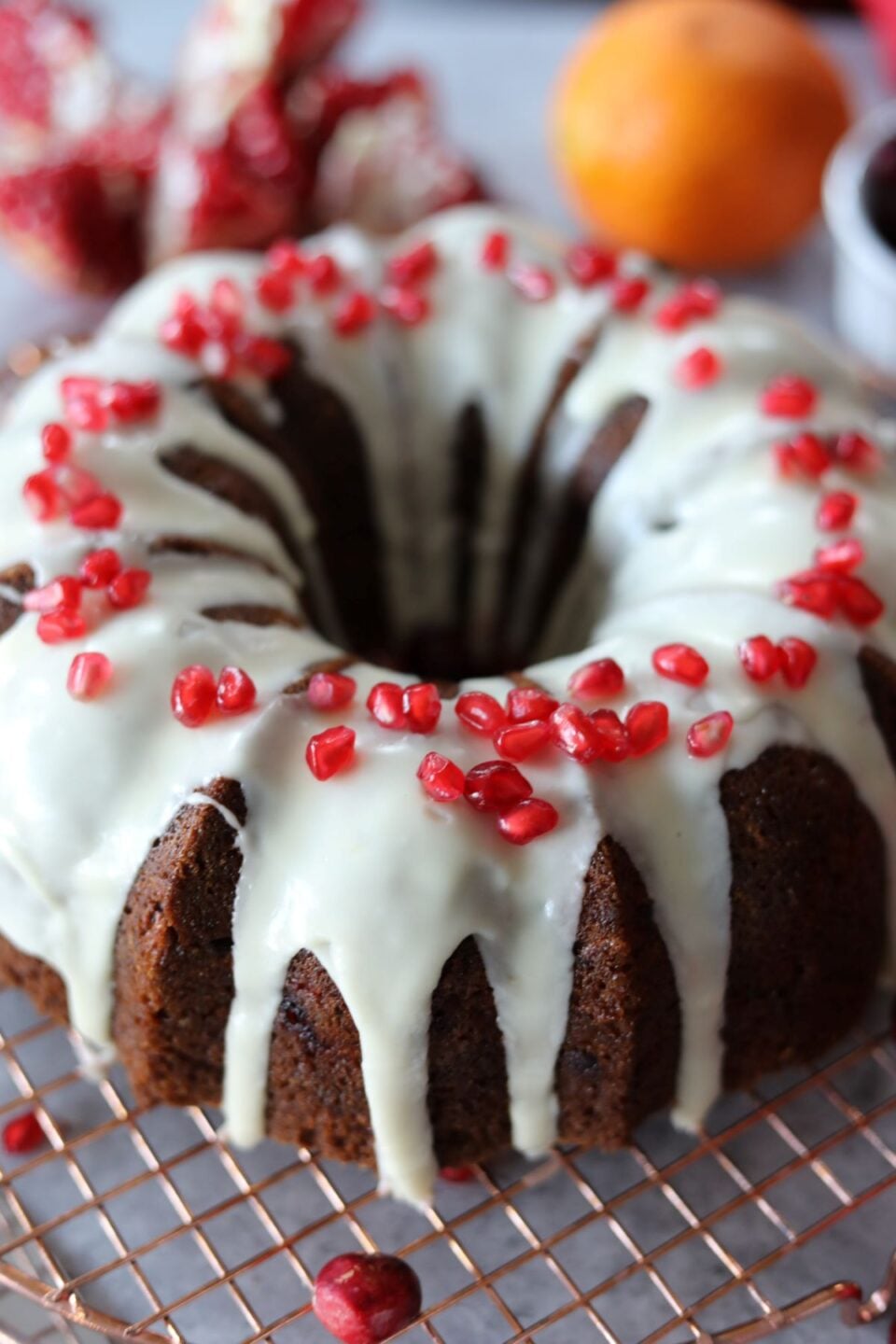 Cranberry Pomegranate Cake - Man Meets Oven