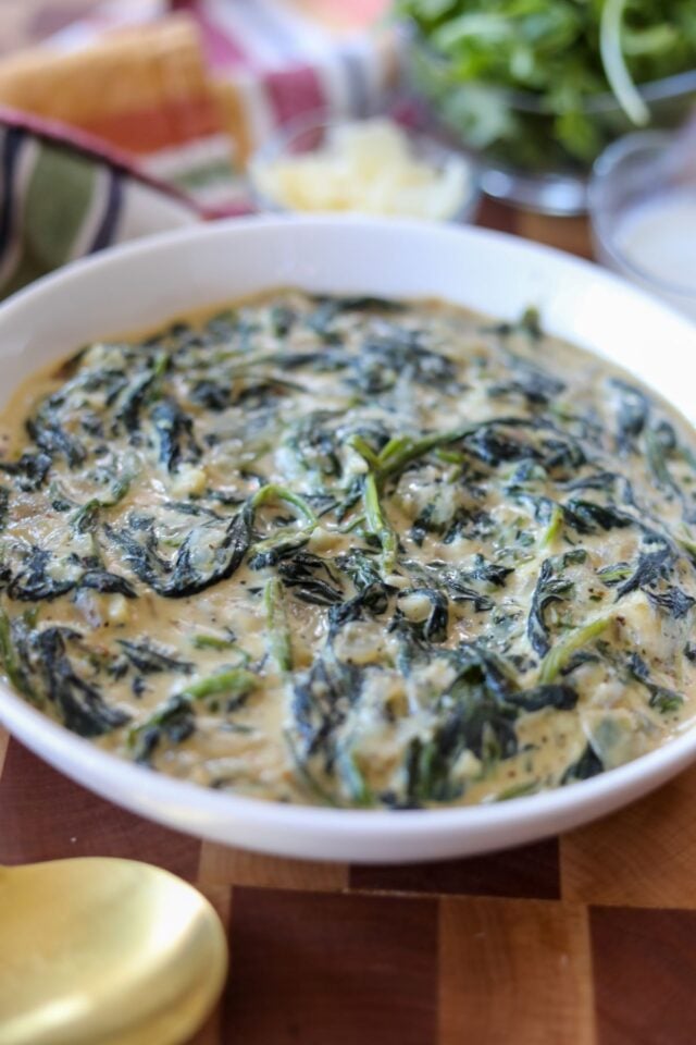Creamed Spinach - Man Meets Oven