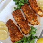 Baked Parmesan Crusted Halibut - Man Meets Oven
