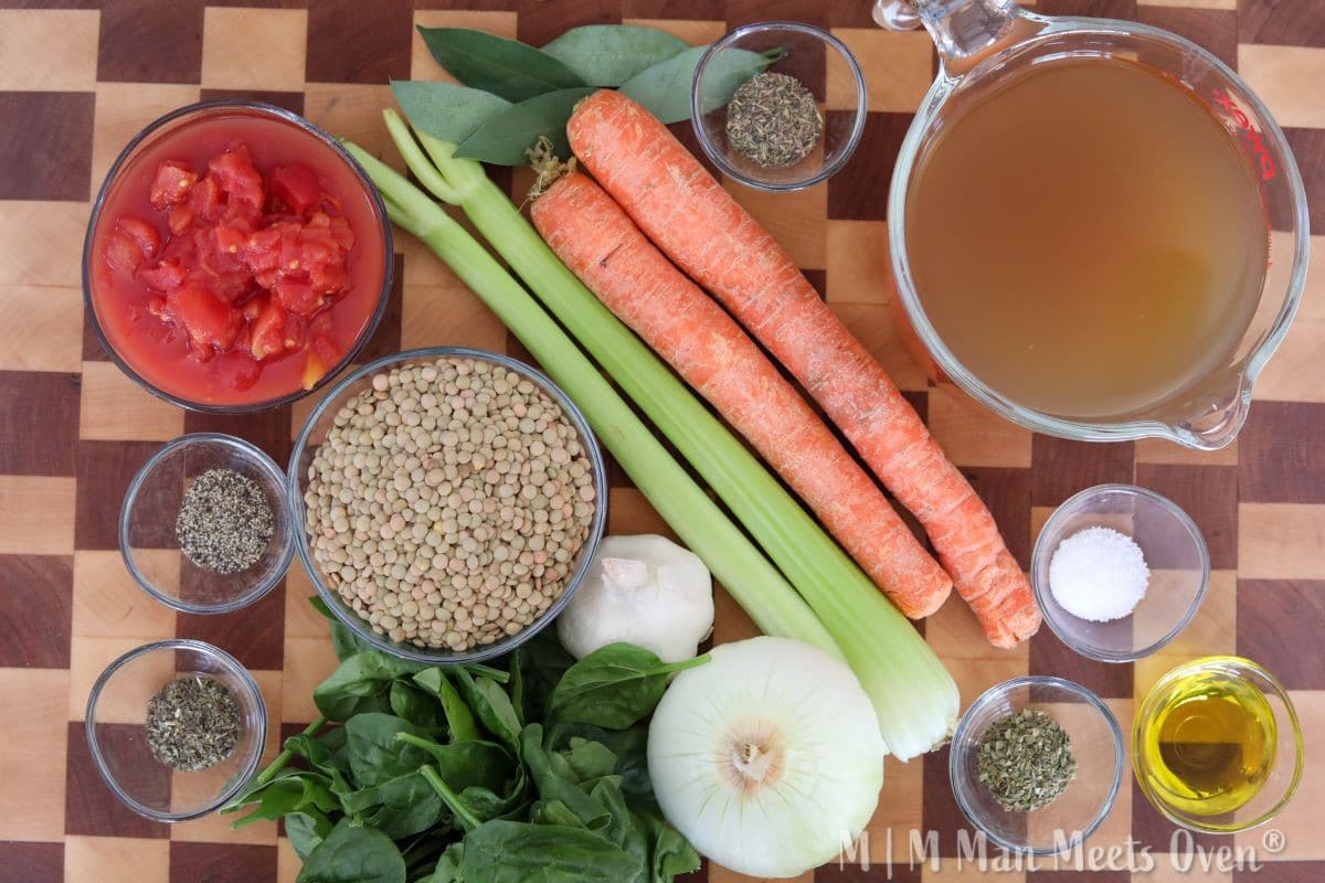 The Best Lentil Soup - Man Meets Oven