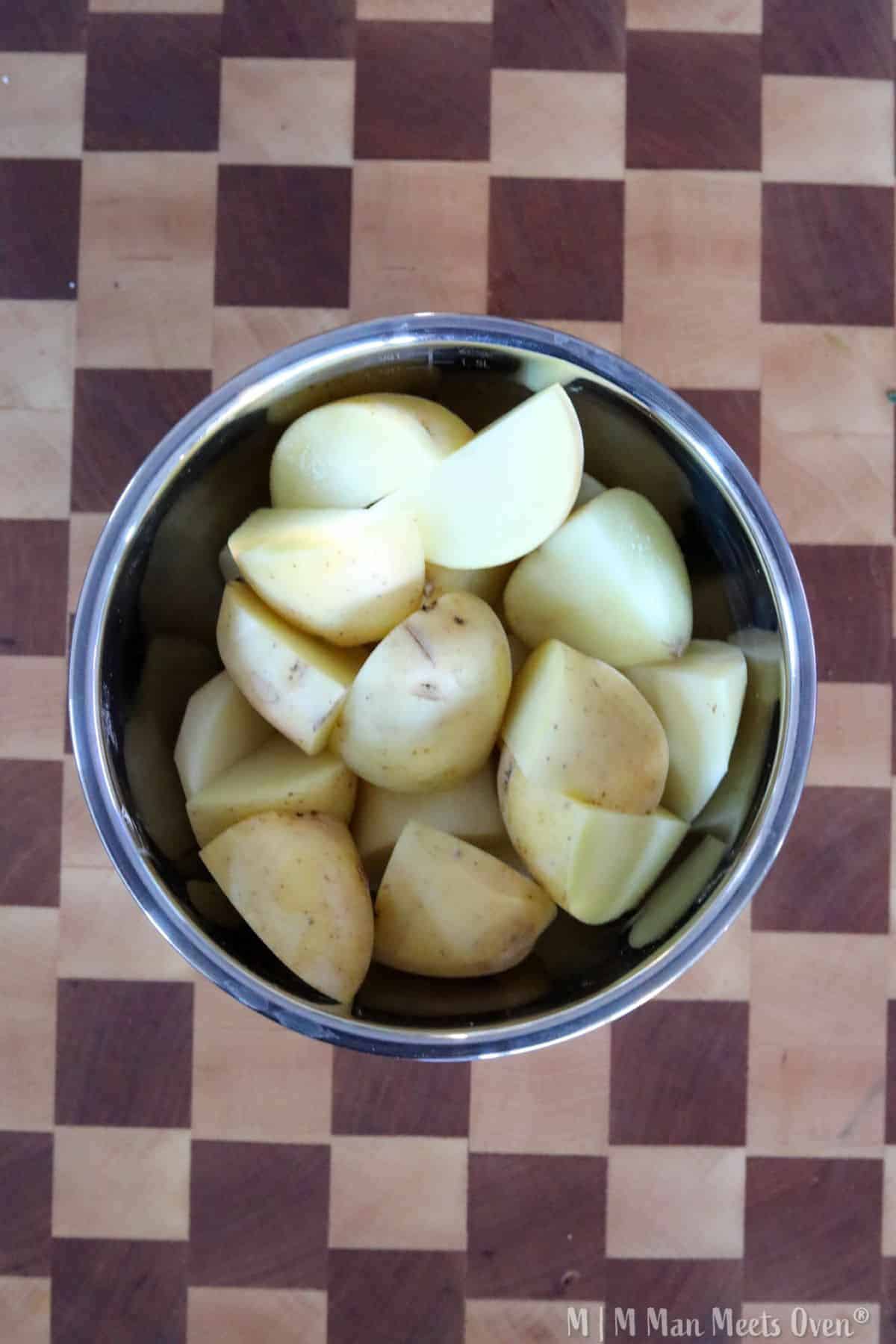 Garlic And Herb Roasted Mashed Potatoes - Man Meets Oven