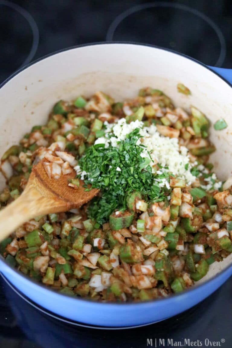 Cajun Chicken And Shrimp Gumbo - Man Meets Oven