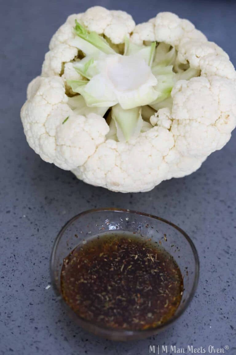 Whole Roasted Cauliflower - Man Meets Oven