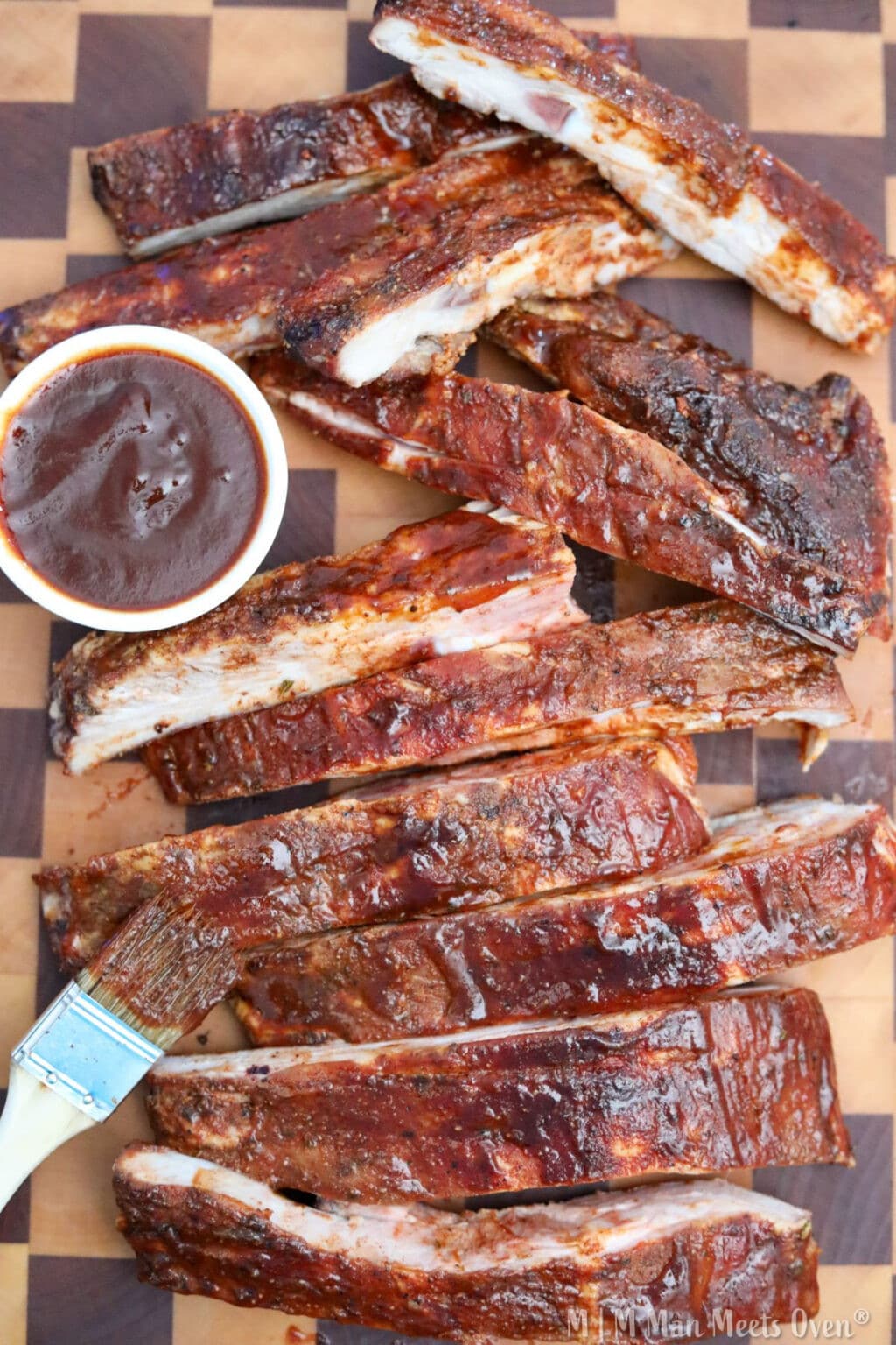 Grilled Barbecue Ribs - Man Meets Oven