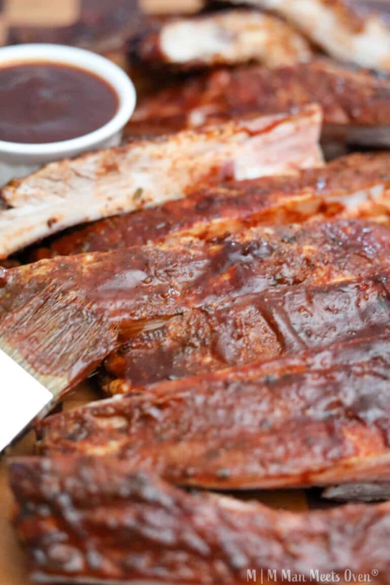 Grilled Barbecue Ribs - Man Meets Oven