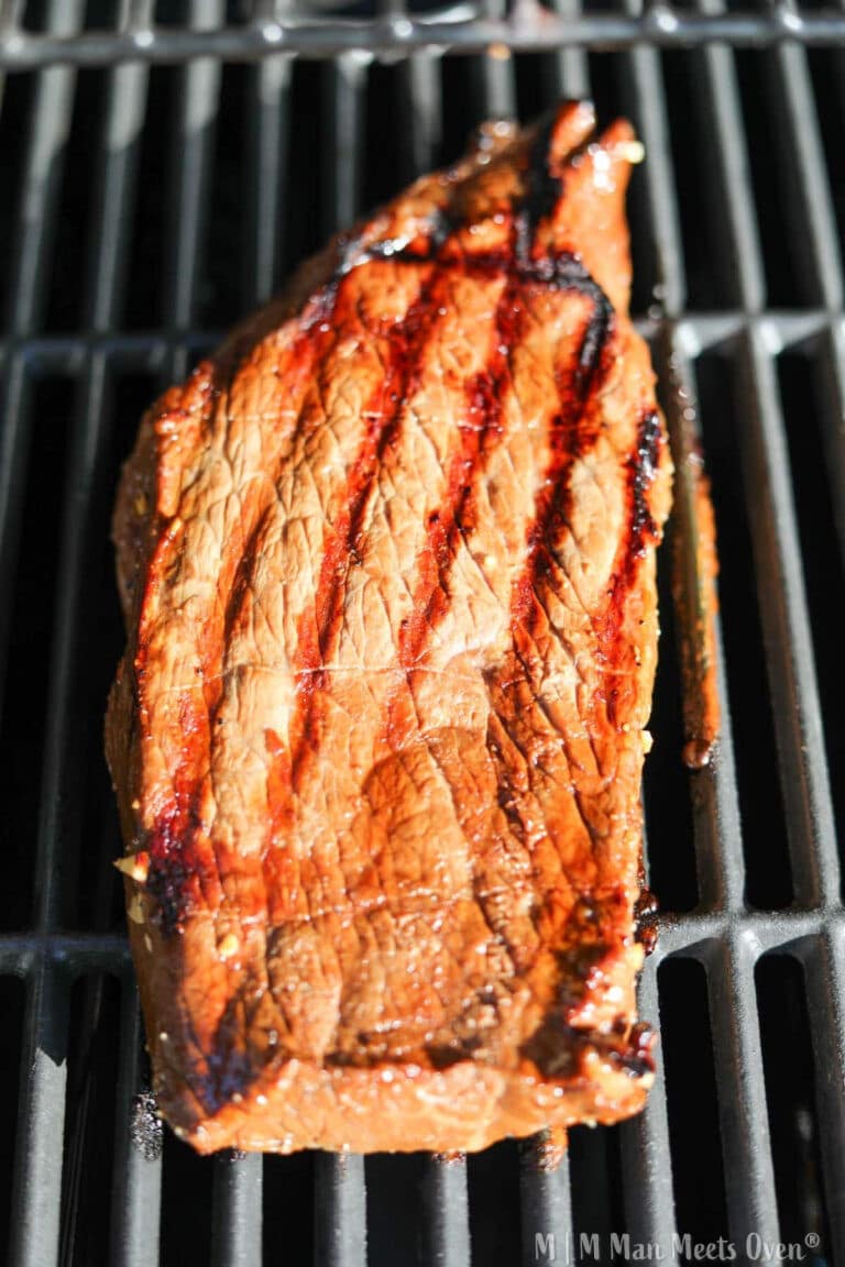 Grilled London Broil - Man Meets Oven