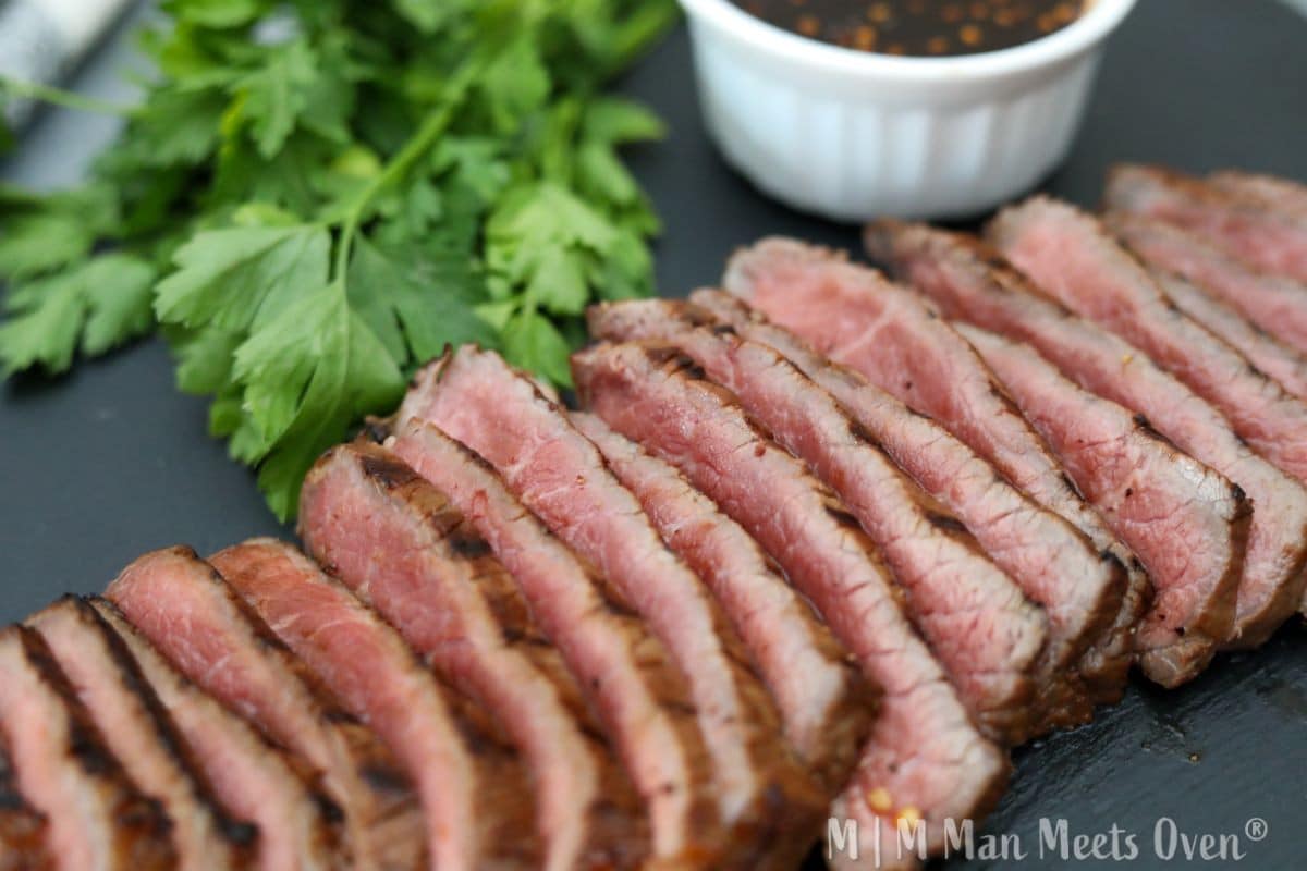 Grilled London Broil - Man Meets Oven