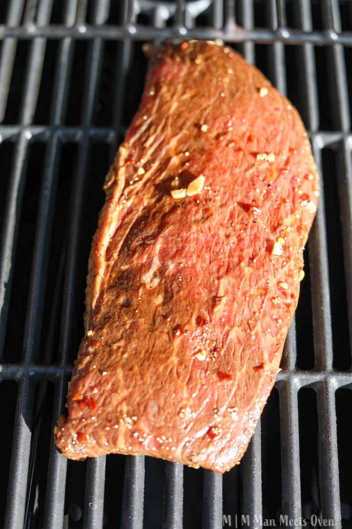Grilled London Broil - Man Meets Oven