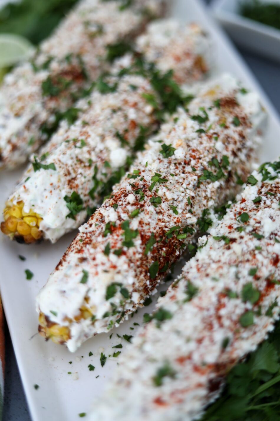 Grilled Mexican Street Corn (Elotes) - Man Meets Oven
