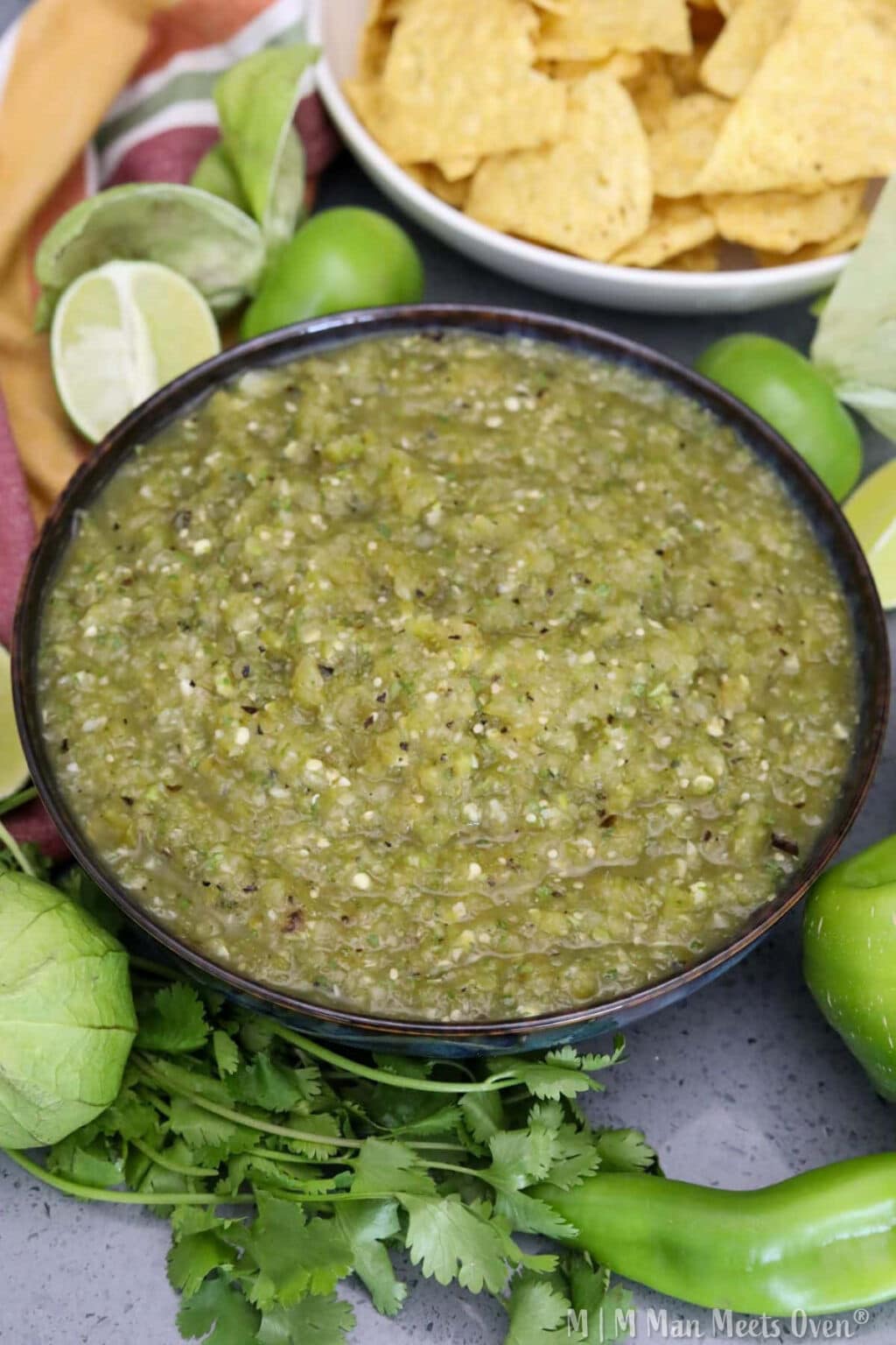 Easy Homemade Salsa Verde - Man Meets Oven