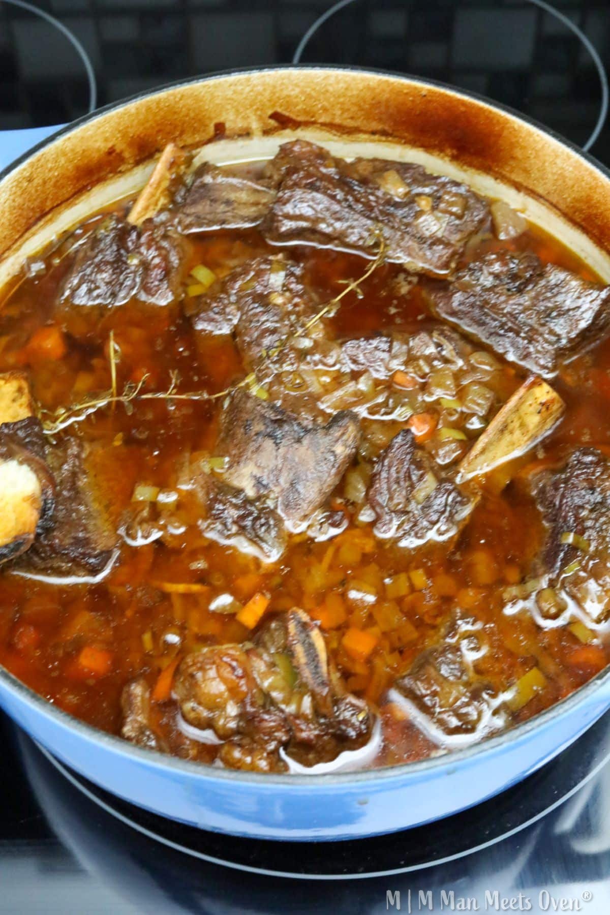 Braised Irish Whiskey Short Ribs - Man Meets Oven