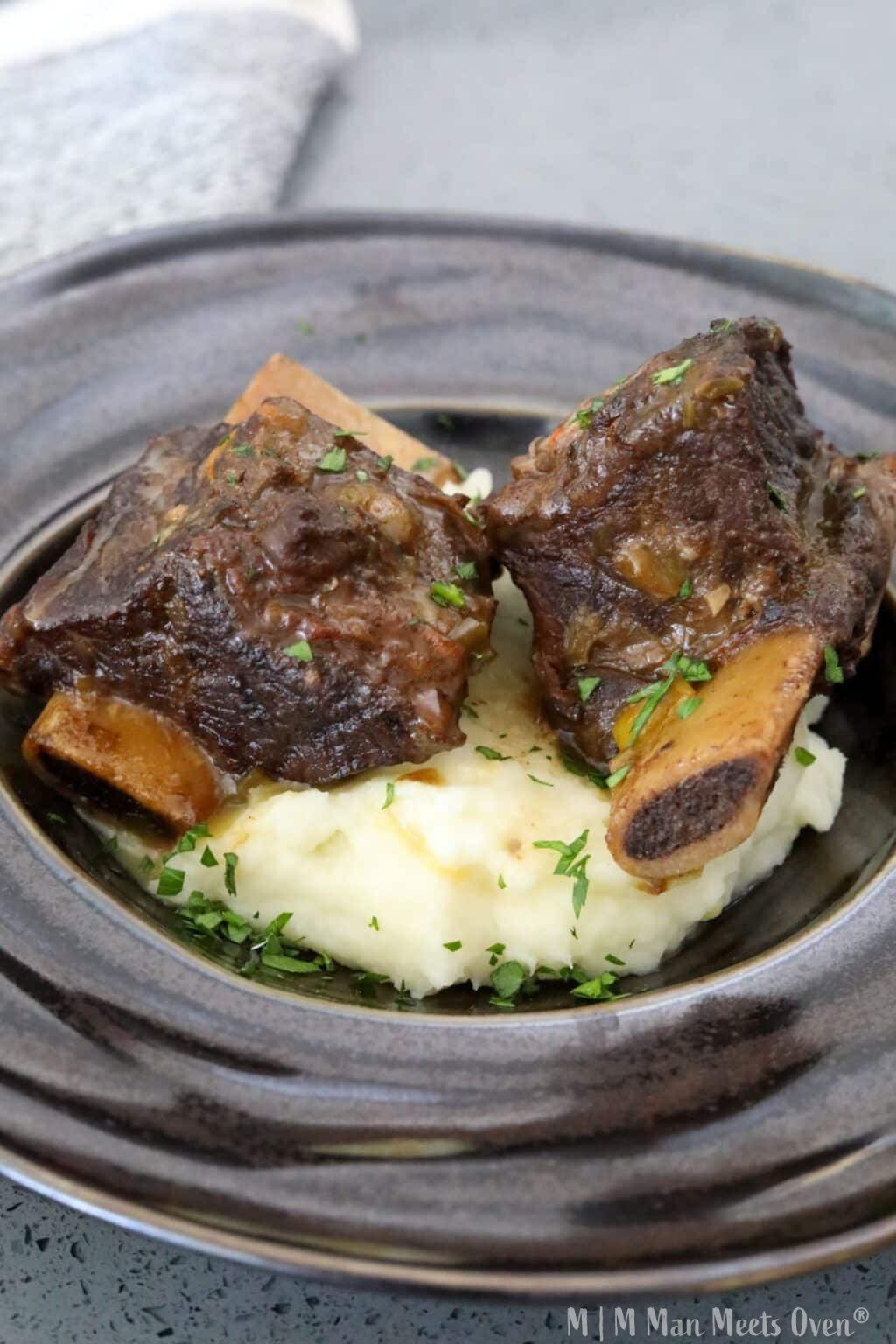 Braised Irish Whiskey Short Ribs - Man Meets Oven
