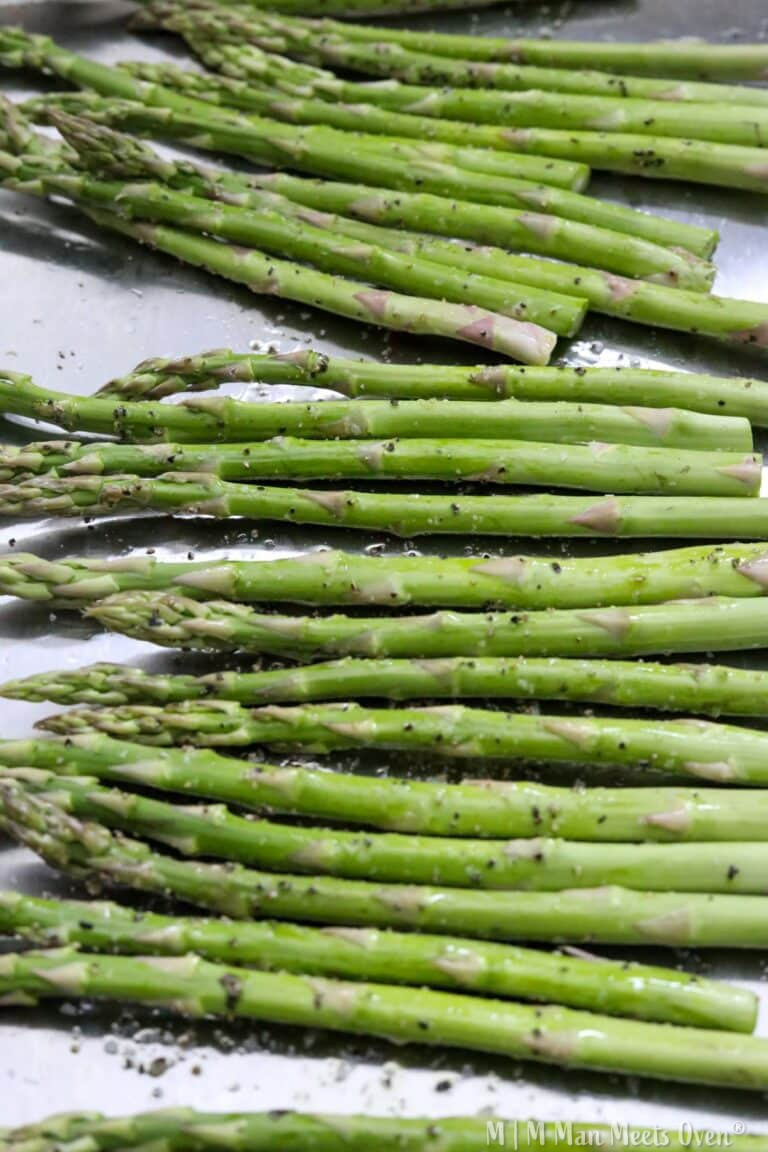 Asparagus With Burrata And Pancetta - Man Meets Oven