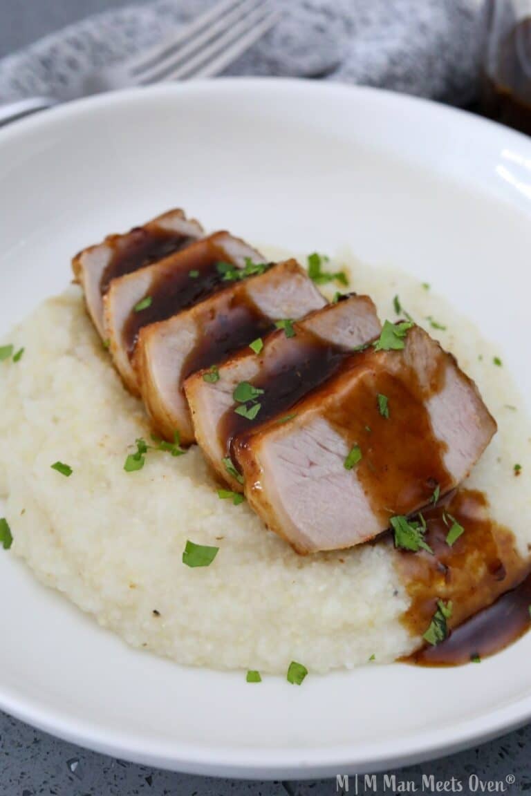 Oven Roasted Balsamic Glazed Pork Chops - Man Meets Oven