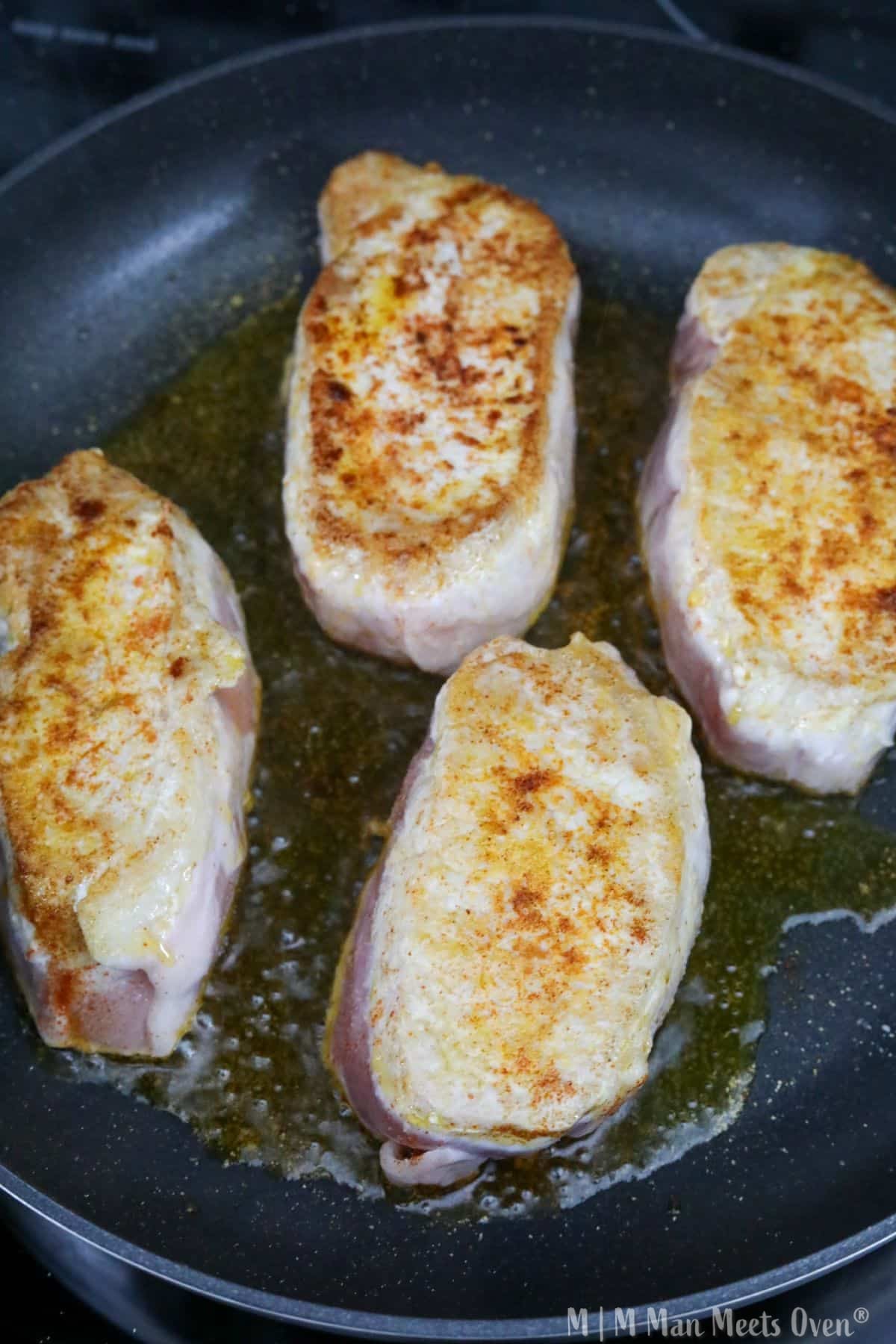 Oven Roasted Balsamic Glazed Pork Chops - Man Meets Oven