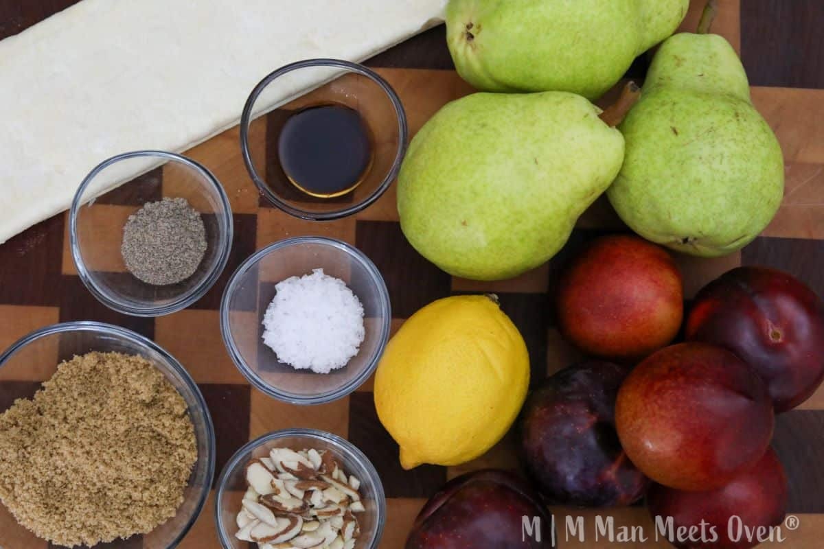 Pear And Plum Tart - Man Meets Oven