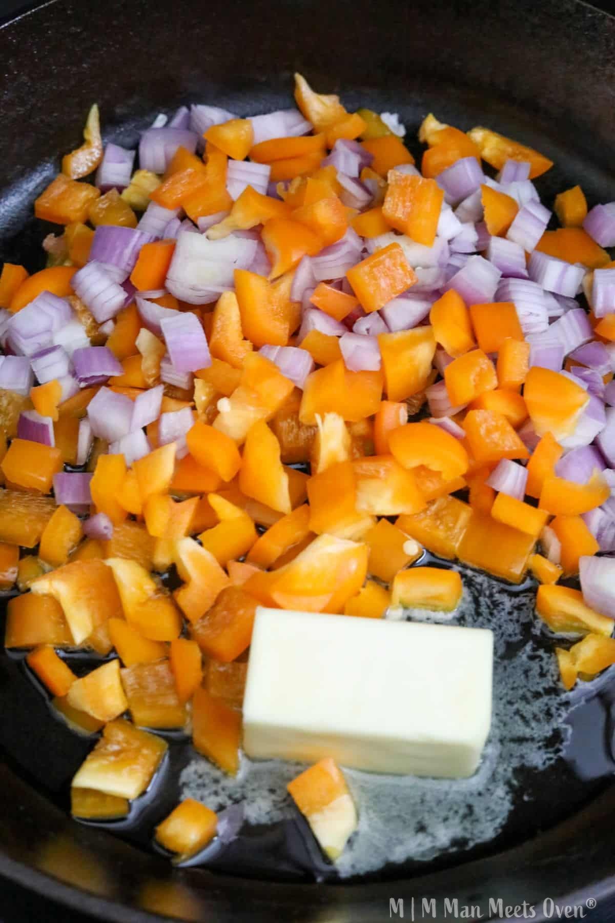 Bacon Potato Hash - Man Meets Oven