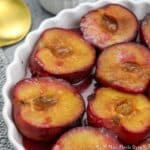 Brown Sugar Baked Plums - Man Meets Oven