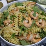 Shrimp Fusilli With Arugula - Man Meets Oven