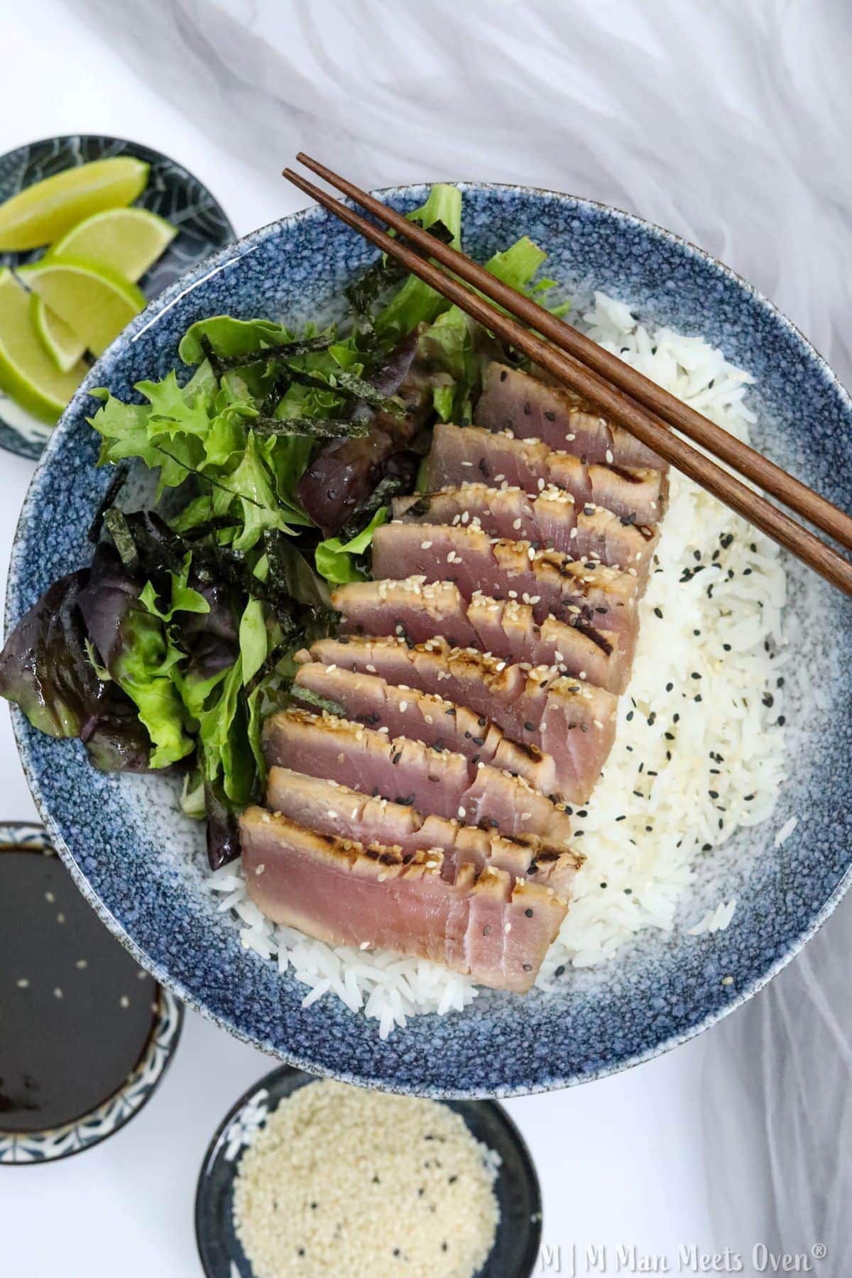 Grilled Ahi Tuna - Man Meets Oven