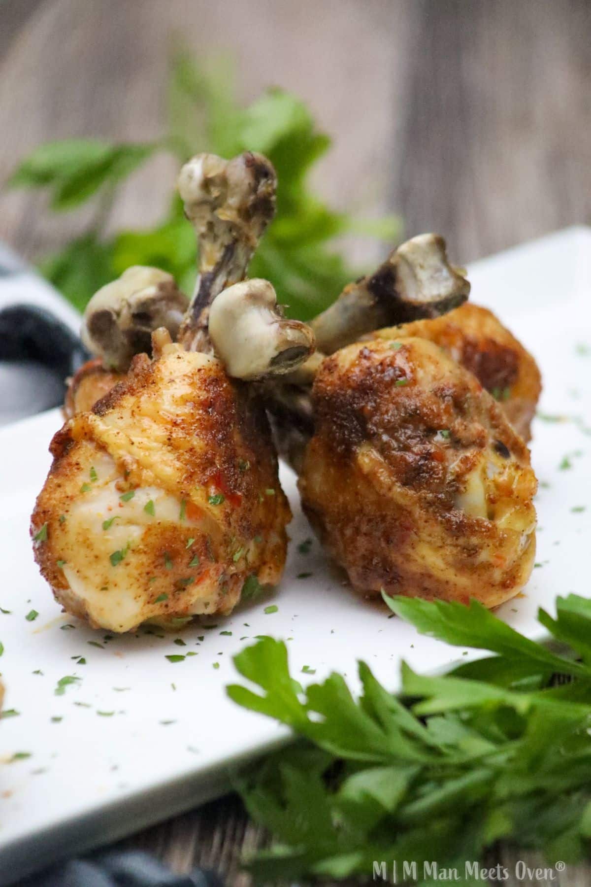 Sweet Chili Chicken Lollipops - Man Meets Oven