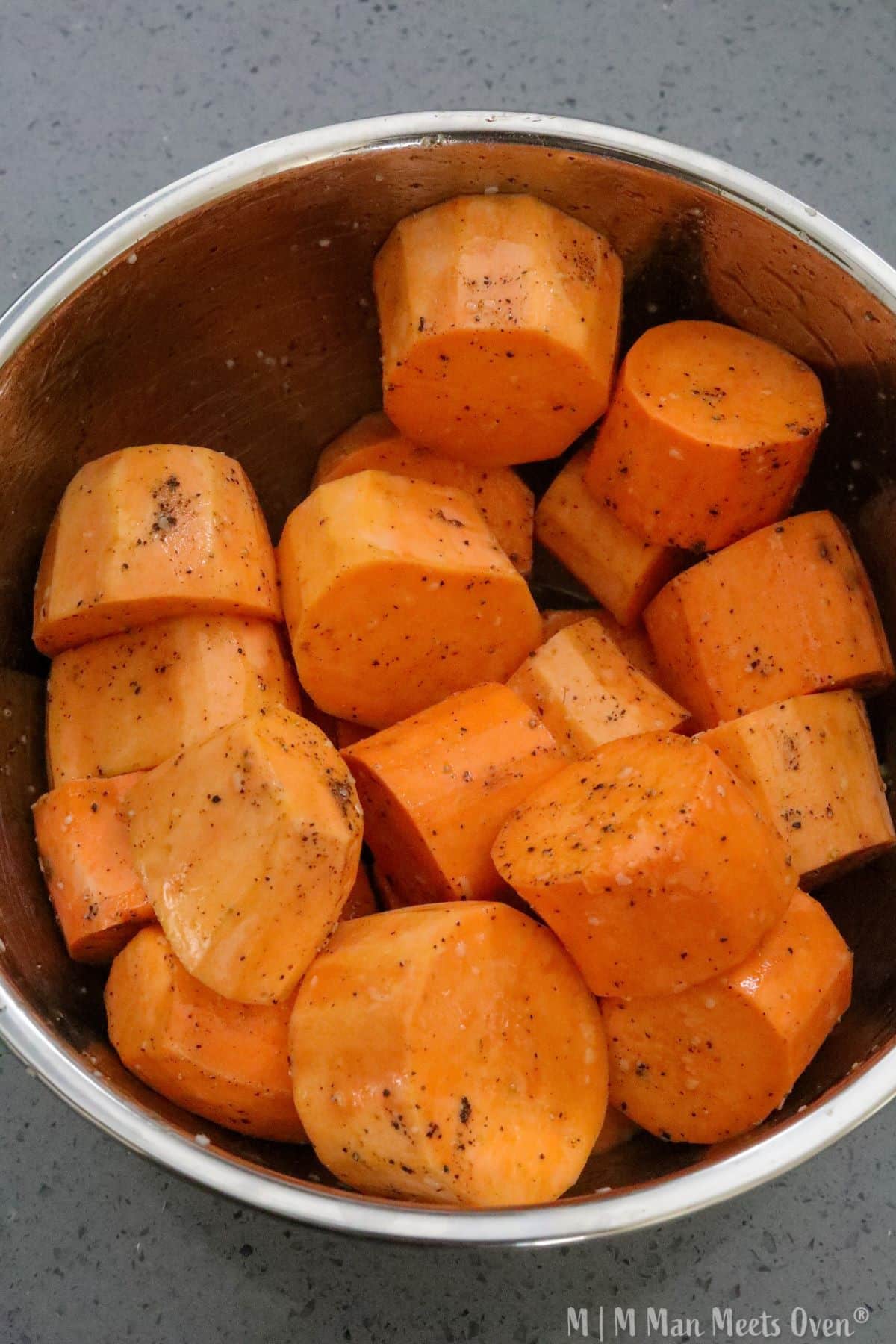 Maple Fondant Sweet Potatoes - Man Meets Oven