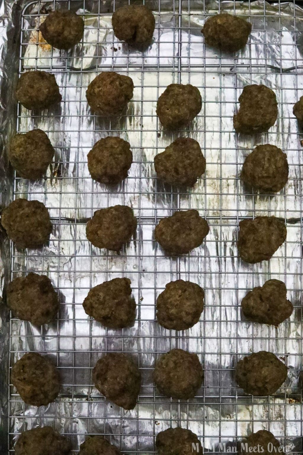 Easy Cranberry Meatballs - Man Meets Oven