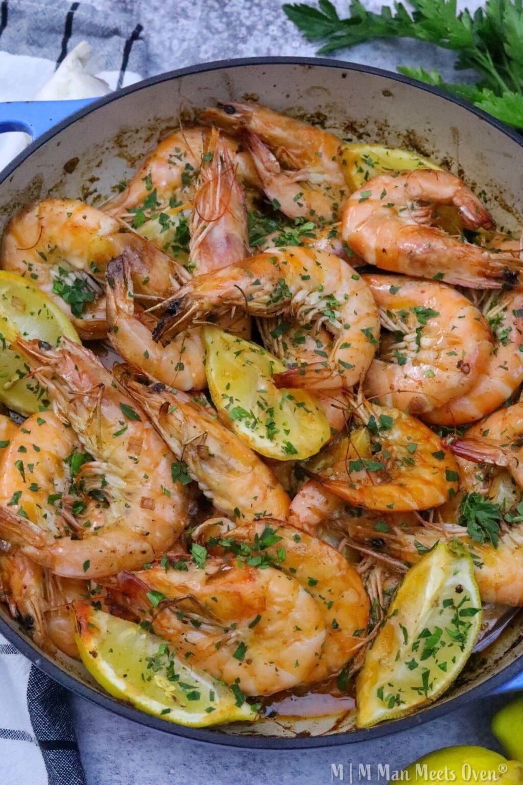 Head On Citrus Shrimp - Man Meets Oven
