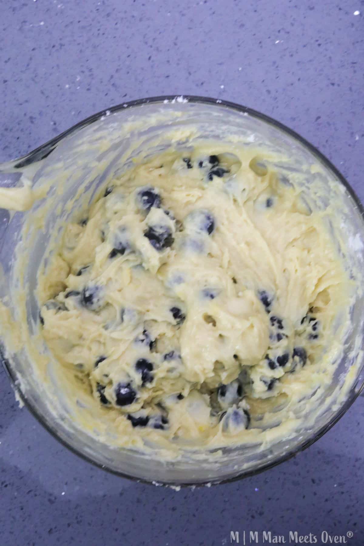 Jumbo Blueberry Lemon Muffins - Man Meets Oven
