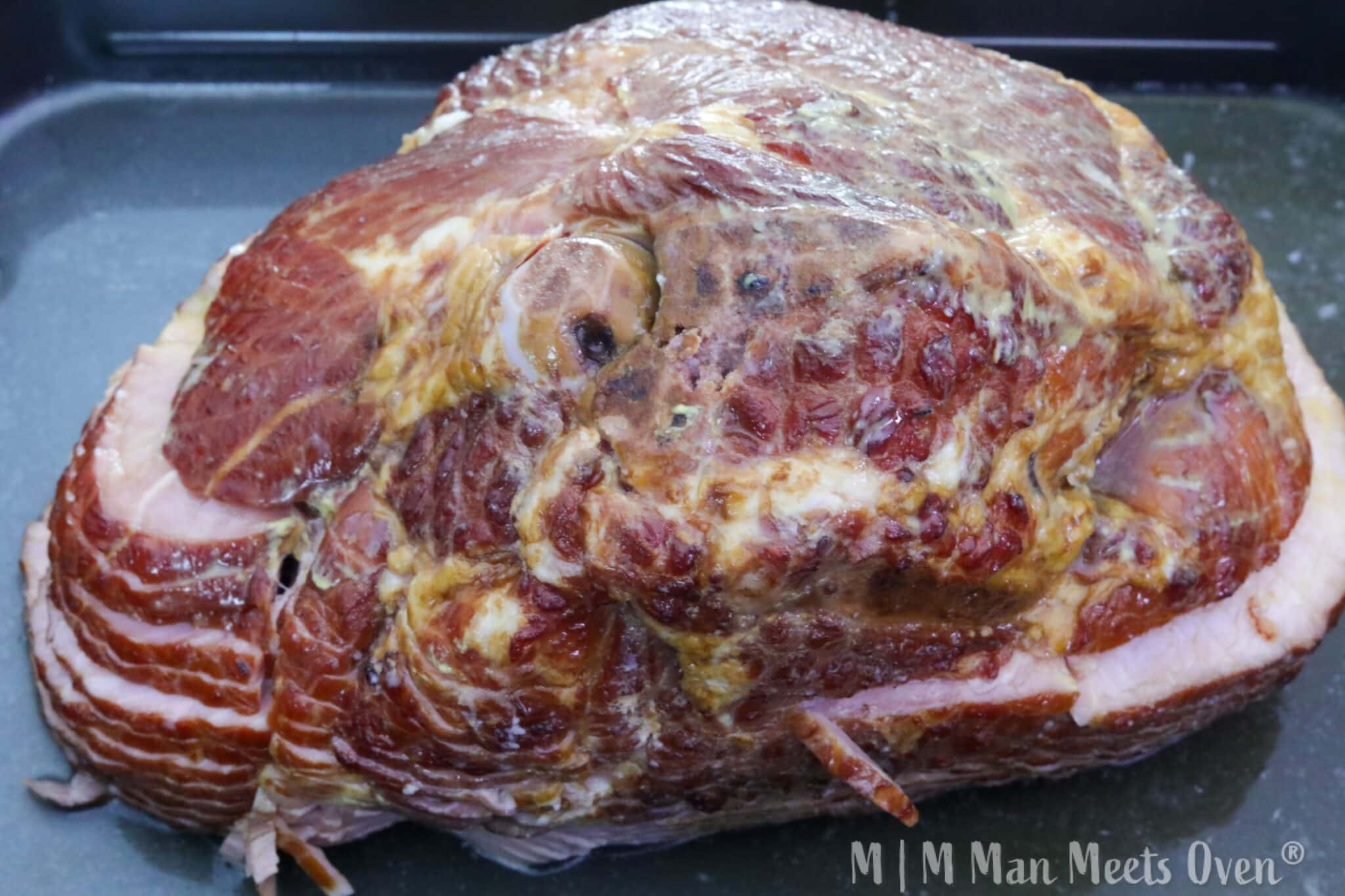 Bourbon And Maple Baked Ham - Man Meets Oven